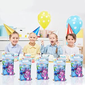 30 Pcs Party Gift Bags For Lilo & Stitch,Stitch Birthday Party Decoration Supplies,Stitch Party Candies Bag