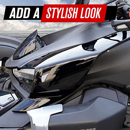 A & UTV PRO Ryker Fairing Panels & Hood Accent Panel Kit for Can-Am All Ryker Models, Classic Black Hood Accent Intense Accessories, Replace OEM # 219400803, 219400873, 3PCS