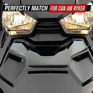 A & UTV PRO Ryker Fairing Panels & Hood Accent Panel Kit for Can-Am All Ryker Models, Classic Black Hood Accent Intense Accessories, Replace OEM # 219400803, 219400873, 3PCS