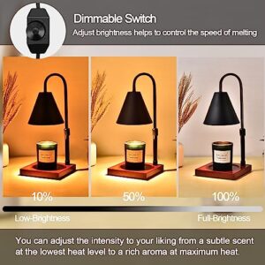 Candle Warmer Lamp with 50W Candle Warmer Bulbs, Compatible with Large & Small Jar Candles, Aromatic Candle Holders for Home Decoration,Unique House Warming Gifts…