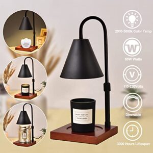 Candle Warmer Lamp with 50W Candle Warmer Bulbs, Compatible with Large & Small Jar Candles, Aromatic Candle Holders for Home Decoration,Unique House Warming Gifts…