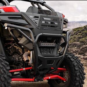 A & UTV PRO Front & Rear Bumper Kit for for Polaris RZR PRO XP/XP 4 2020 2021 2022 2023, Heavy Duty Combined Brushguard Bumper Protector Accessories, Replace OEM # 2883746-458, 2883748-458, 2 Set