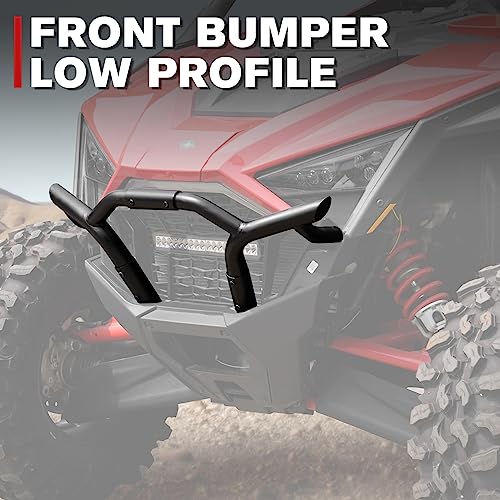 A & UTV PRO Front & Rear Bumper Kit for for Polaris RZR PRO XP/XP 4 2020 2021 2022 2023, Heavy Duty Combined Brushguard Bumper Protector Accessories, Replace OEM # 2883746-458, 2883748-458, 2 Set