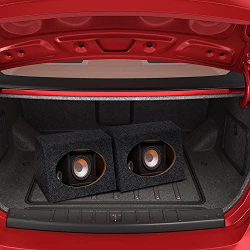 BBTO 2 Pieces Angled Style Car Audio Speaker Box 6 x 9 Inch Car Audio Enclosures Sturdy Constructed Truck Speaker Box for Home Vehicle Car Subwoofer Sound Supplies