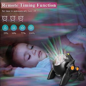 OAEBLLE Star Projector, Galaxy Light Projector for Bedroom, Remote Control White Noise Bluetooth Speaker Aurora Projector, Night Lights for Kids Room, Adults Home Theater, Party, Living Room