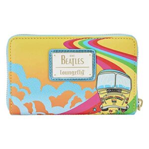 Loungefly The Beatles Magical Mystery Tour Bus Zip Around Wallet