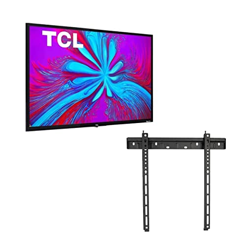 TCL 32-Inch Series 4 Class 720p LED Smart TV 60Hz Refresh Rate Compatible with Alexa & Google Assistant (No Stands) + Free Wall Mount (Renewed)