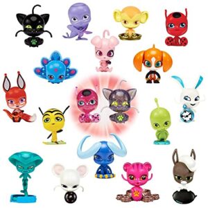 Miraculous Ladybug Miracle Box Kwami Surprise Series 2 Blind Box Mini Figure, Set of 3