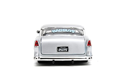 Big Time Muscle 1:24 1955 Chevrolet Bel-Air Die-Cast Car, Toys for Kids and Adults(Light Blue)