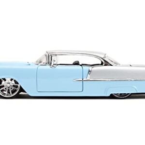 Big Time Muscle 1:24 1955 Chevrolet Bel-Air Die-Cast Car, Toys for Kids and Adults(Light Blue)