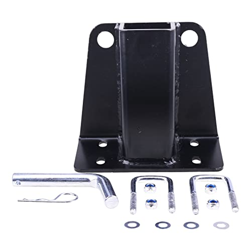 ZTUOAUMA Rear 2" Receiver Trailer Tow Hitch Kit with Mounting Hardware Pins Clips Compatible with Kawasaki Mule 600 610 SX KAF400 UTV ATVs