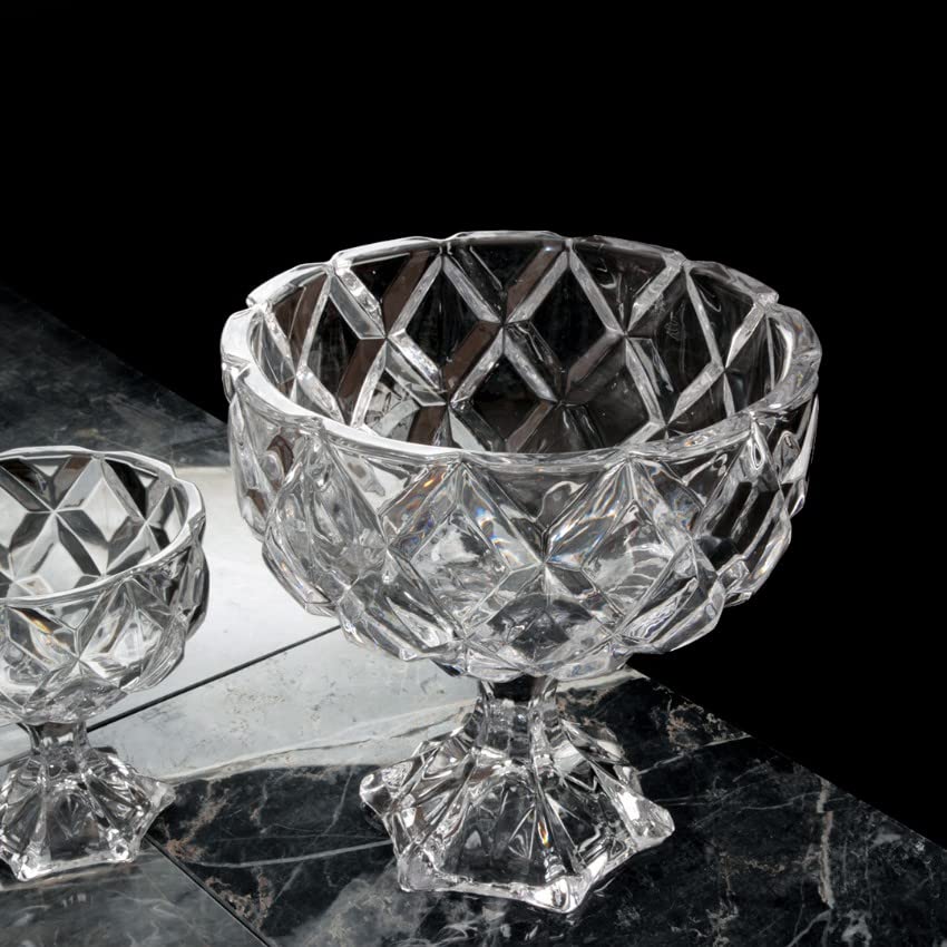 DIAMONT ICE CREAM BOLW Footed Dessert Bowls for Dessert, Sundae, Ice Cream, Salad, Cocktail, Condiment, Trifle