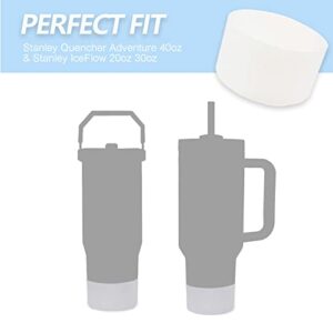 Zuosiba 2 Pcs Protector Silicone Boot for Water Bottles, Anti-Slip Tumbler Sleeve Cover Compatible with All Water Bottles with Bottom Width of 2.9-3in