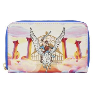 loungefly hercules mount olympus golden gates zip around wallet