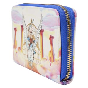 Loungefly Hercules Mount Olympus Golden Gates Zip Around Wallet