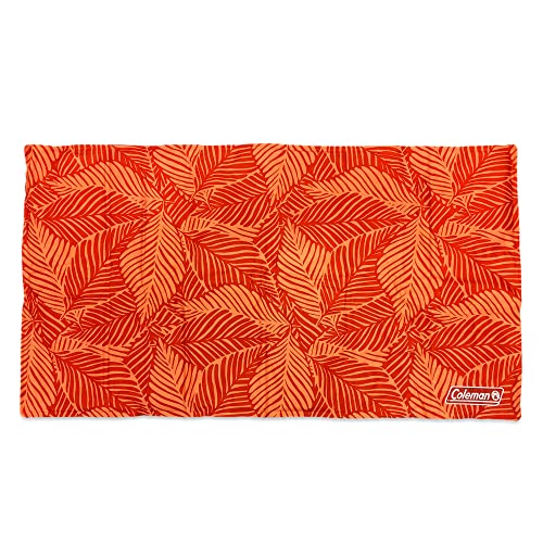 Coleman Reversible Cooling Pet Mat, Medium, 24" x 30", Red and Coral