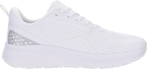 BRONAX Womens Wide Tennis Shoes Lace up Mesh Running Breathable Size 7w Rubber Sole Outdoor Athletics Sports Fitness Female Footwear Casual Jogging Walking Sneakers Light White 38