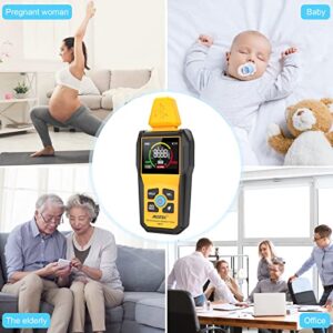 EMF Meter MESTEK Electromagnetic Field Radiation Detector Handheld Digital LCD EMF Reader, Temperature Detector,Tester for Home EMF Inspections, Office, Outdoor and Ghost Hunting