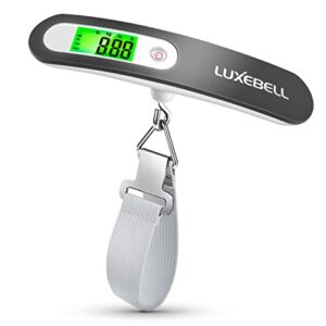 Digital Luggage Scale Gift for Traveler Suitcase Handheld Weight Scale 110lbs (Grey)