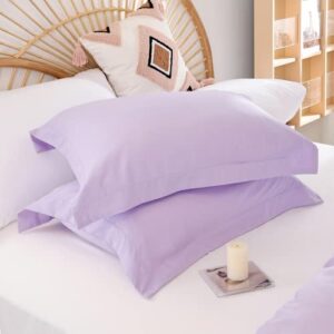 weigelia Queen Comforter Set Boho Bed Comforter Set 7PC Lavender Purple Comforter Queen Size Bed in a Bag Soft All Season with Fitted Sheets, Flat Sheets, Pillow Shams and Pillowcases