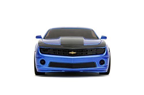 Big Time Muscle 1:24 2010 Chevy Camaro Die-Cast Car, Toys for Kids and Adults(Candy Blue)