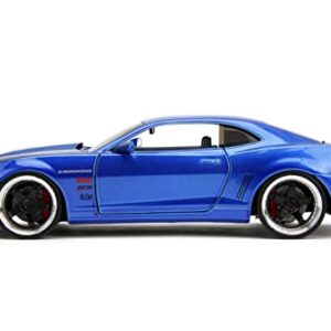 Big Time Muscle 1:24 2010 Chevy Camaro Die-Cast Car, Toys for Kids and Adults(Candy Blue)