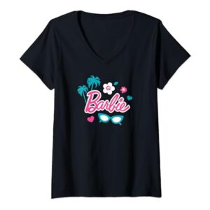 Barbie - Summer Logo V-Neck T-Shirt