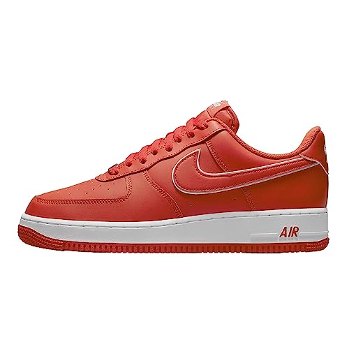 Nike Air Force 1 Mens Low Picante Sz8, Picante Red-white