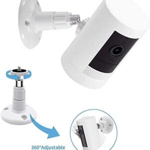 Wall Mount for Ring Indoor Cam & Ring Stick Up Cam, 360 Degree Adjustable Mount Bracket for Ring Camera Outdoor Indoor Security Camera System(3 Pack)