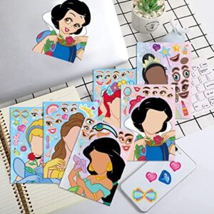 36Pcs Make Your Own Princess Toys Stickers Sheet,Princesss Birthday Party Favors for Princess Birthday Party Supplies