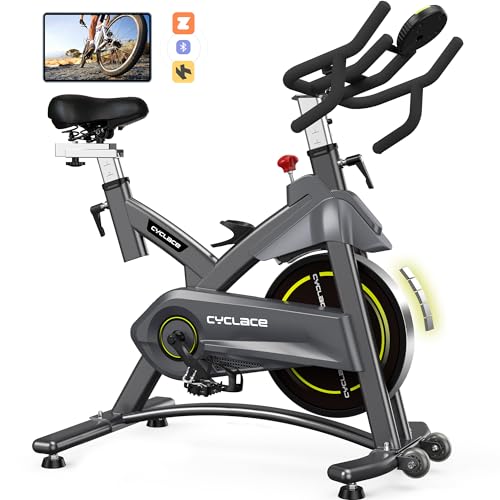 Cyclace Magnetic Exercise Bike (2023 Upgrade) -350 Lbs Weight Capacity - Indoor Cycling Bike with Comfortable Seat Cushion