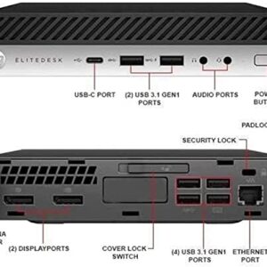 HP 800 G3 Mini Desktop Intel i5-6500 Up to 3.60GHz, 16GB DDR4 RAM, 1TB SATA SSD, WiFi, BT, Keyboard & Mouse, Windows 10 Pro (Renewed)