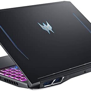 acer Predator Helios 300 Gaming & Entertainment Laptop (Intel i9-11900H 8-Core, 32GB RAM, 128GB PCIe SSD + 500GB HDD, GeForce RTX 3060, 15.6" 144Hz Win 10 Pro) with MS 365 Personal, Hub