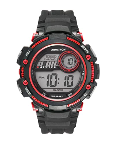 Armitron Sport Men's Digital Chronograph Resin Strap Watch, 40/8439