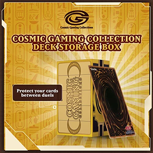 100x Yugioh Rare Cards Duelist Collection | Fun & Powerful Cards | All Rares! | Guaranteed Authentic | Includes Cosmic Gaming Collections Deck Storage Box