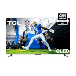 tcl 55-inch q6 qled 4k smart tv with google (55q650g, 2023 model) dolby vision, atmos, hdr pro+, game accelerator enhanced gaming, voice remote, works alexa, streaming uhd television