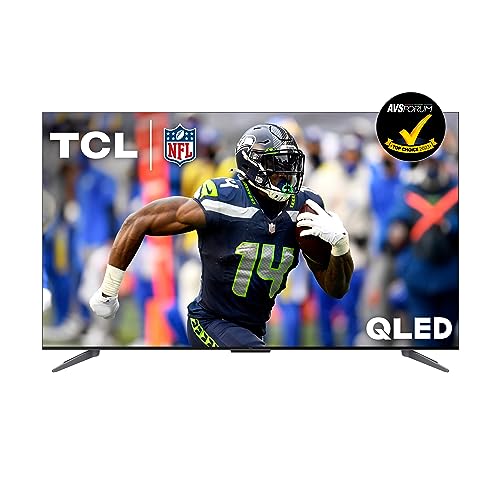 TCL 55-Inch Q7 QLED 4K Smart TV with Google TV (55Q750G, 2023 Model) Dolby Vision, Dolby Atmos, HDR Ultra, 120Hz, Game Accelerator up to 240Hz, Voice Remote, Works with Alexa, Streaming UHD Television