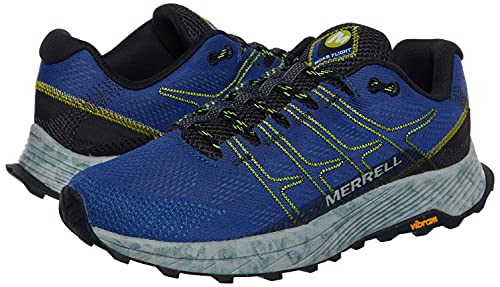 Merrell Men's J066747W Moab Flight Hiking Shoe, Cobalt, 10 W