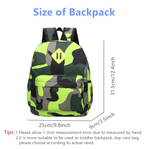 Camo Prints Preschool Kindergarten Backpack Schoolbag Camouflage Toddler Kids Bookbag Daycare Bag