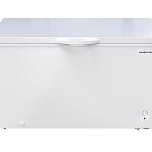 Hamilton Beach HZ4941 14 cu ft Upright Convertible Fridge/Freezer-Frost Free-Reversible Door-Removable Glass Shelves-LED Interior Light, White