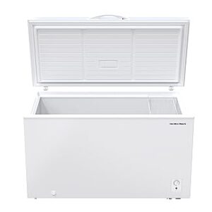 Hamilton Beach HZ4941 14 cu ft Upright Convertible Fridge/Freezer-Frost Free-Reversible Door-Removable Glass Shelves-LED Interior Light, White