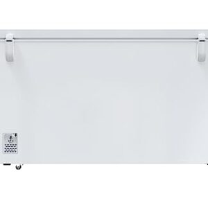 Hamilton Beach HZ4941 14 cu ft Upright Convertible Fridge/Freezer-Frost Free-Reversible Door-Removable Glass Shelves-LED Interior Light, White