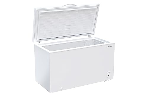 Hamilton Beach HZ4941 14 cu ft Upright Convertible Fridge/Freezer-Frost Free-Reversible Door-Removable Glass Shelves-LED Interior Light, White