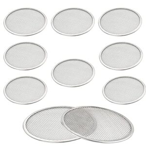 10pcs mason jar sprouting lids, stainless steel screen lids sprouting lids for 86mm wide mouth mason jar seed sprouting jar lids for growing bean broccoli alfalfa seeds