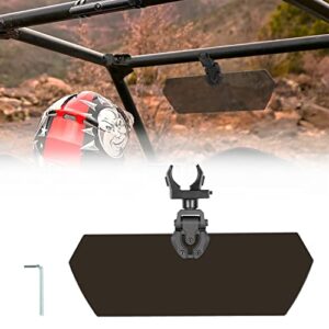 ransoto utv sun visor fit for 1.5”-2”roll bars compatible with utv polaris rzr ranger can am kawasaki