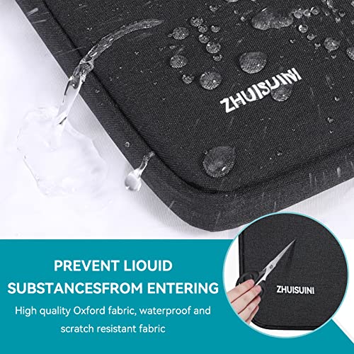 ZHUISUINI Laptop Sleeve Bag 11-13 Inch Compatible with 13 inch New MacBook Air M2 A2681 M1 A2337 A2179 A1932 for 13 inch New MacBook Pro M2 M1 A2338 A2251 A2289,for 11 inch iPad Pro M2&M1,Black