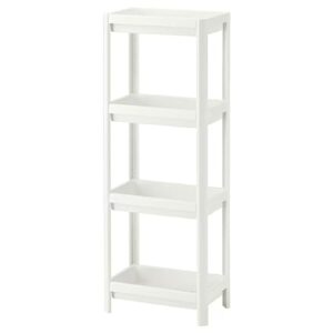 hieey 4 tier bathroom shelf,bathroom rack, shelves organizer, for bathroom laundry pantry kitchen narrow places