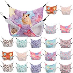 silkfly 20pcs guinea pig hammock rat hammock for cage pet small animal hanging hammock hamster ferret bunkbed hammock cage toy for small animals chinchilla parrot sugar glider ferret squirrel