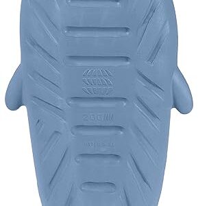 KVbabby Cloud Shark Slides for Kids Toddlers Girls Boys Novelty Open Toe Sandals Cute Shower Pillow Slippers with Thick Sole for Outdoor Indoor Sky Blue 3-4 Big Kid