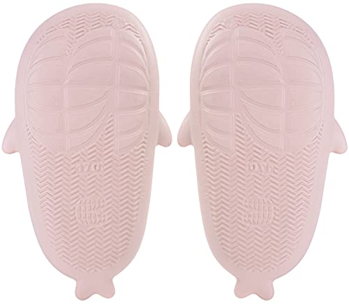 KVbabby Cloud Shark Slides for Kids Toddlers Girls Boys Novelty Open Toe Sandals Cute Shower Pillow Slippers with Thick Sole for Outdoor Indoor Pink 7-7.5 Toddler